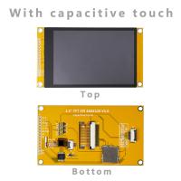 China 3.5 Inch TFT LCD Module IPS Capacitive Touch Screen 480x272 Resolution LED Backlight 500cd/m2 Multiple Interfaces SD Card Driver for sale