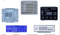 China Manufacturer Customized TN Black White Monochrome LCD Segment Display Screen VA Broken Code Pattern Silk Screen Printing for sale