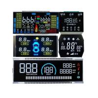 China Large VA Black Display Screen Customized Monochrome Segment LCD White LEDs Backlight 3.3V/5V Driving Voltage for Monitor for sale
