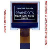 China 9664 TFT LCD Screen with 1-inch Display SPI Interface Black Background White Text JHD9664-G03BOW-BL for sale