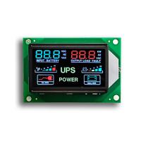 China Customized VA Type LCD Manufacturer Chip Board Black Screen 6 Digit HT1621 Color Seven Segment Display Modules 5V White LED for sale
