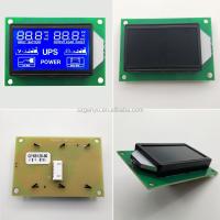 China Customized VA Type LCD Manufacturer Chip Board Black Screen 6 Digit HT1621 Color Seven Segment Display Modules 5V White LED for sale