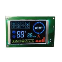 China Customized Size VA Black Screen PIN Connect Ht1621 COB Color Segment LCD Display Modules 5.0V Operating Voltage White LEDs for sale