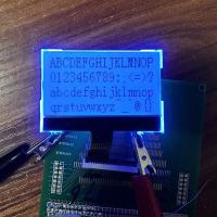 China Monochrome Display 128x64 FSTN Positive Transmissive Blue Backlight ST7567 SPI Interface 2.15 Inch COG Custom Graphic LCD 2.8V for sale