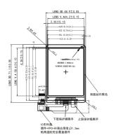 China 2.8 Inch High-Resolution TFT LCD Display Module 480*640 IPS with LCM Type SPI Interface ST7701S Driver IC for sale