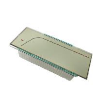 China Custom E-bike LCD Display Monochrome HTN 5V White LED Backlight 46 Pin Transmissive 7 Segment Screen 99.8x42mm 6 O'clock for sale
