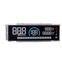 China OEM&ODM Custom 8-Digit 7-Segment LCD Display Module TN VA Technology Black Background Smart Home Application HT1621/HT1622 Drive for sale