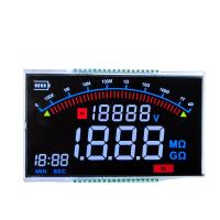 China OEM&ODM Custom 8-Digit 7-Segment LCD Display Module TN VA Technology Black Background Smart Home Application HT1621/HT1622 Drive for sale