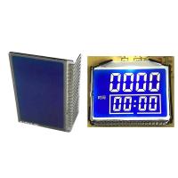China Customized STN Blue Negative Transmissive LCD 8-Digit 7-Segment LCD Panel White Backlight 12 O'clock Viewing Direction 20-Pin for sale