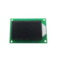 China Monochrome LCD Screen HTN Blue White Backlight Customized 7 Segment Display Module 73.2x50mm 12 O'clock 3.3V COB+Zebra for UPS for sale