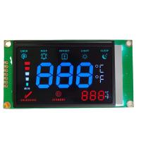 China Customized Size VA Black Negative Mode 3 Digits 7 Segment LCD Display Board White Backlight 3.3V/5V COB+Zebra Connector Home for sale