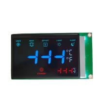 China Customized Size VA Black Negative Mode 3 Digits 7 Segment LCD Display Board White Backlight 3.3V/5V COB+Zebra Connector Home for sale