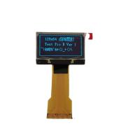 China Small 128x64 PMOLED Display 30 Pin Connector Fpc SH1106 OLED Panel Blue Screen 1.3 Inch 160 Viewing Angle for sale