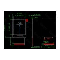 China 2.2 Inch TFT LCD Display 176x220 Pixels Module Ili9225 FPC 36 Pin Connector 3-Piece White Backlight 8-Bit MCU Interface 2.8-3.3V for sale