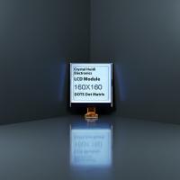 China 3.2inch Industrial Graphic Display Screen 160x160 Dot Matrix White Background Black Text LCD Module LED Backlit for sale