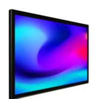 China New Black Wall-mounted Advertising Machine with LED Backlit 16:9 Display Ratio Built-in Speaker 1-Year Warranty for Business Use for sale