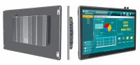 China 21.5-inch Fully Enclosed Embedded Industrial Panel PC IP65 Rating Aluminium Construction 4GB RAM High-Resolution 1920x1080 Stock for sale