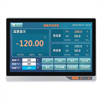 China 21.5-inch Fully Enclosed Embedded Industrial Panel PC IP65 Rating Aluminium Construction 4GB RAM I3 Stock 1920x1080 Resolution for sale