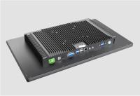 China 15.6 Inch Fully Enclosed Embedded Industrial Panel PC IP65 Rating 1920x1080 Resolution Aluminium Construction 4GB RAM I3 Stock for sale