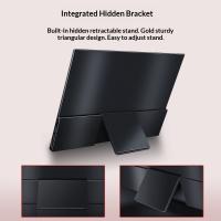 China 14inch Portable Monitor 2.5k Ultra-clear LED Backlight 300cd/m2 Brightness Switch Mobile Phone Laptop 16:10 External Expansion for sale