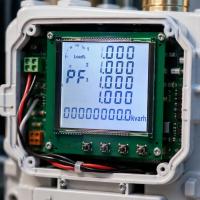 China Custom TN HTN STN FSTN VA Monochrome LCD Panel Module Segment Display for Smart Energy Meter for sale