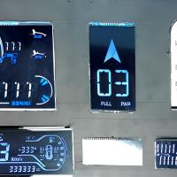 China Custom Monochrome LCD Display Module for Fuel Dispenser Gas Station Pump Segment LCD Panel for sale