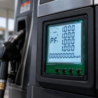 China Custom Monochrome LCD Display Module for Fuel Dispenser Gas Station Pump Segment LCD Panel for sale