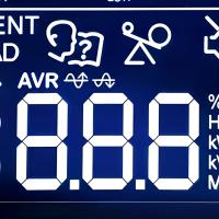 China Sunlight Readable High Contrast TN LCD Module for Outdoor Fuel Dispenser Gas Station Display for sale