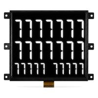 China Fuel Dispenser Dedicated LCD Display Module VA Negative Mode Segment Panel 24 Digit for Petrol Pump for sale
