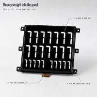 China Fuel Dispenser Dedicated LCD Display Module VA Negative Mode Segment Panel 24 Digit for Petrol Pump for sale