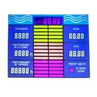 China Industrial Wide Temperature -40C to 80C Monochrome LCD Module PIN FPC for EV Charging Station for sale