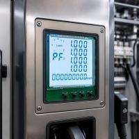 China Industrial Wide Temperature -40C to 80C Monochrome LCD Module PIN FPC for EV Charging Station for sale
