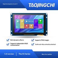 China Taojingchi X5 Series 5-inch HMI Smart LCD Touchscreen with Serial Port CTP Audio and Video Support for sale