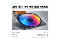 China 5.0 Inch Round TFT LCD Module 1080x1080 MIPI Capacitive Touch LED Backlight 1.98mm Thin 400cd/m Brightness for Smart Home for sale