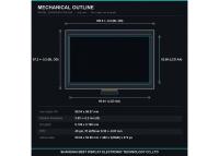 China 4.3 Inch 480x272 WQVGA Wide Temperature 1200 Nits High Brightness TFT LCD Module for Vehicle Instrument Cluster for sale