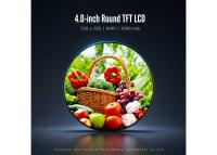 China 4.0 Inch Round TFT LCD Display 720x720 MIPI Circular Screen 1000 Nits for Vehicle Instrument Cluster Dashboard for sale