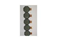 China TN Positive Transflective Segment LCD Display Icon Type Monochrome Segment LCD Panel For Detecting Instrument Low Power Wide for sale
