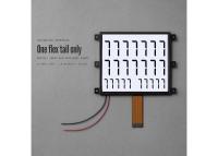 China Fuel Dispenser Dedicated LCD Display Module TN Static Segment Panel 24 Digit LED Backlight -25C to +80C for Gas Station Pump for sale