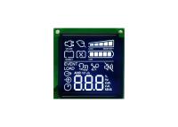 China TN Positive Transmissive Monochrome Segmented LCD Display 12 O'clock Viewing Angle Icon Type Panel for Air Conditioning for sale