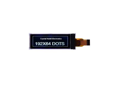 China Jinghuidi LCM Manufacturer 1.8inch SPI COG Module FSTN LCD LED Backlight 192x64 100cd/m Brightness -20C 60C Black White for sale