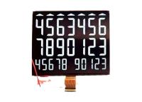 China VA Negative Transmissive Segment LCD Display Icon Type Monochrome Segment LCD Panel For Air Conditioning Controller Home for sale