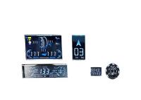 China Industrial Wide Temperature -40C to 80C Monochrome LCD Module PIN FPC for EV Charging Station for sale