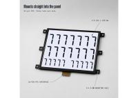 China Self Service Fuel Station Dedicated LCD Display Module 24 Digit Segment Panel for Fuel Management System for sale