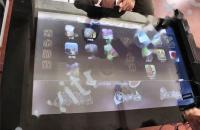 China 46 inch transparent liquid crystal coffee table for sale
