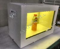 China 21.5-inch transparent LCD display cabinet for sale