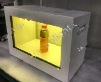 China 21.5-inch transparent LCD display cabinet for sale