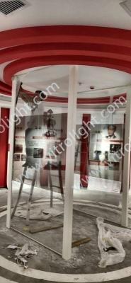 China Nantong City Qunying Pavilion 55-inch 1×2 Transparent OLED Project for sale