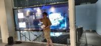 China 55-inch 2×3 transparent OLED in Beijing Science City Future Park for sale