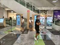 China Guangzhou Baiyunshan 55 inch transparent screen for sale