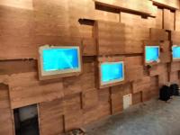 China 32-inch transparent screen of Hangzhou New Fourth Army Two Crossing Fuchunjiang Memorial Hall for sale